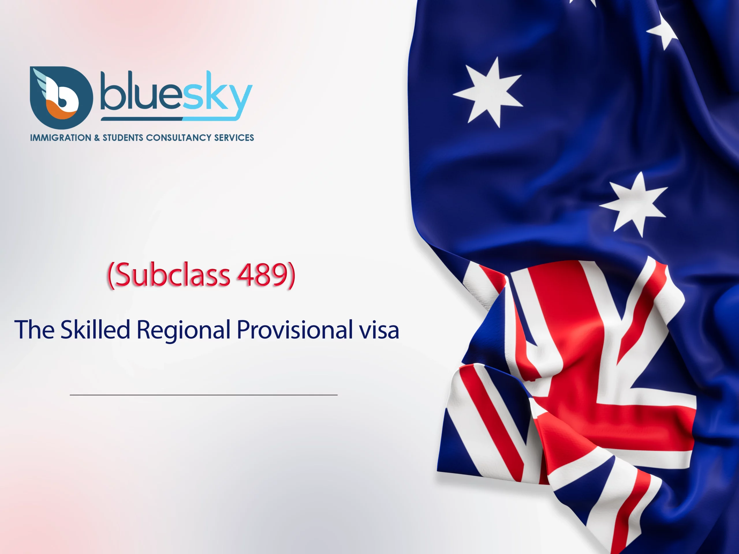 The Skilled Regional Provisional visa (subclass 489)